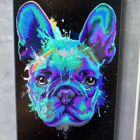 Dastash | Tops | Colorful English Bulldog Splatter Tshirt Dog Dogs ...